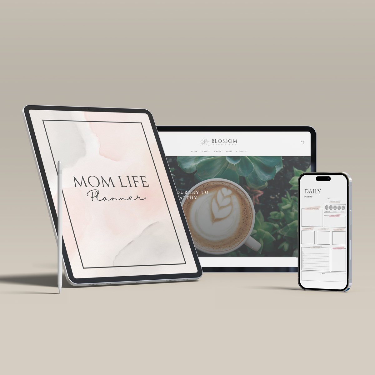 Mom Life planner – BLOSSOM Balanced Lifestyle